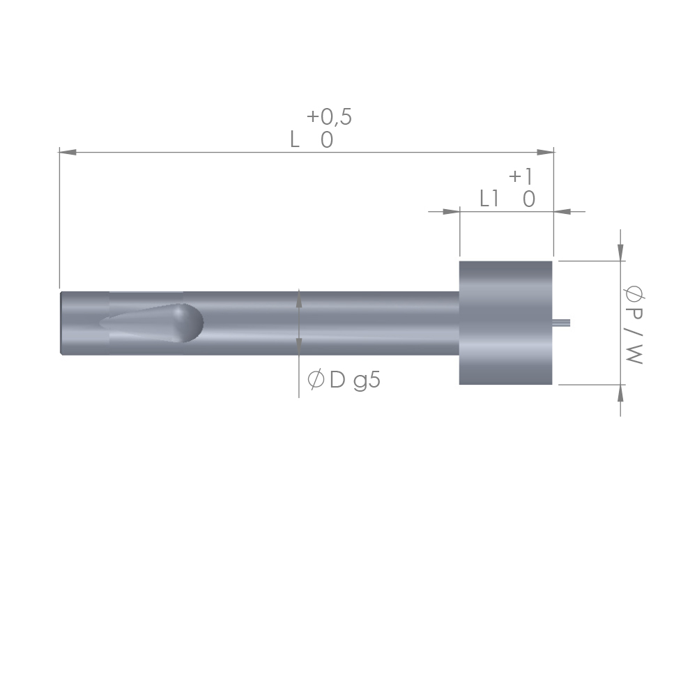 Nose Large Ball Lock Punch With Ejector - DEKO BULGARIA